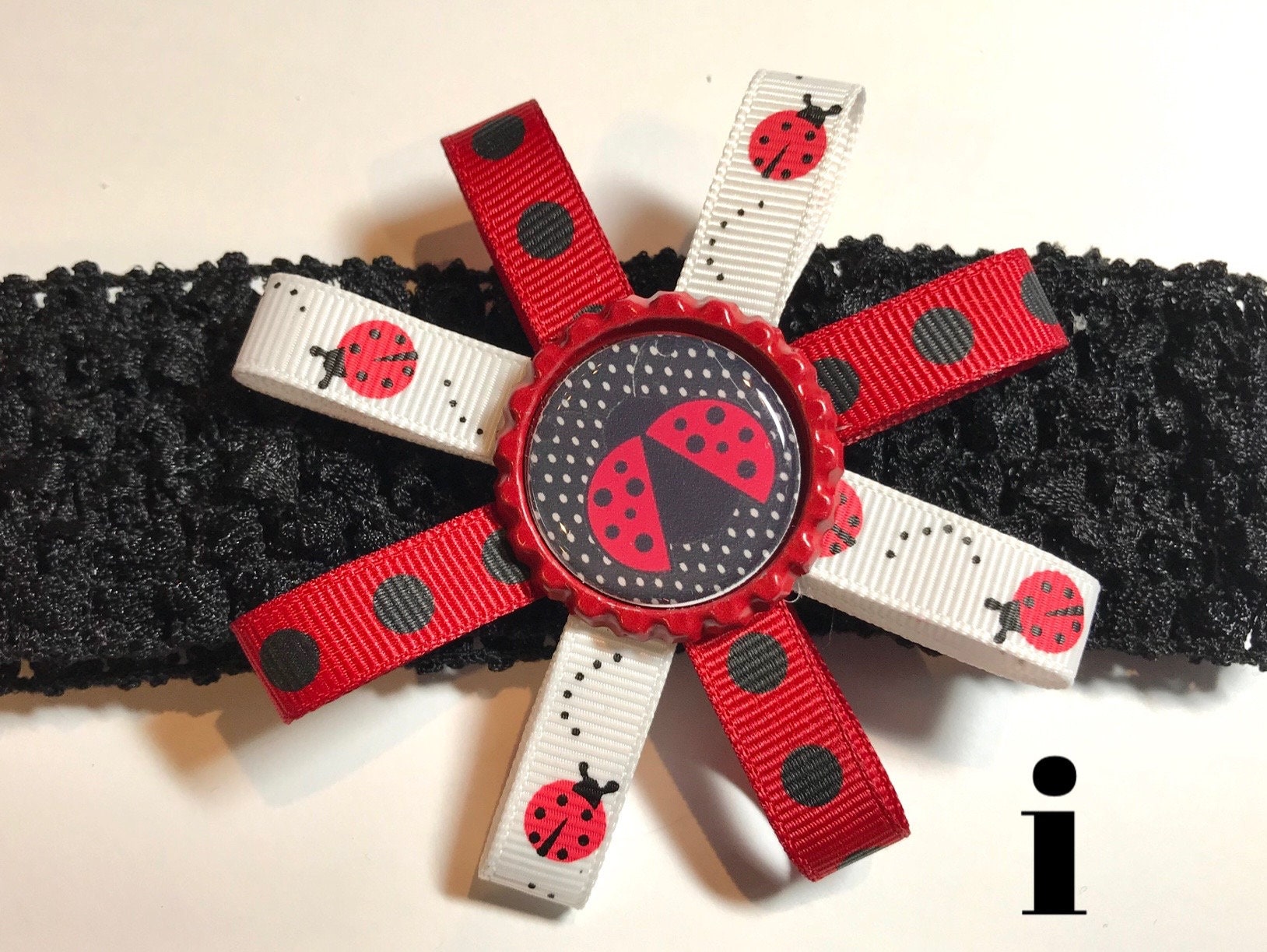 Beeutiful Baby Ladybug Headband With a Bow for Little Girls: - Etsy UK