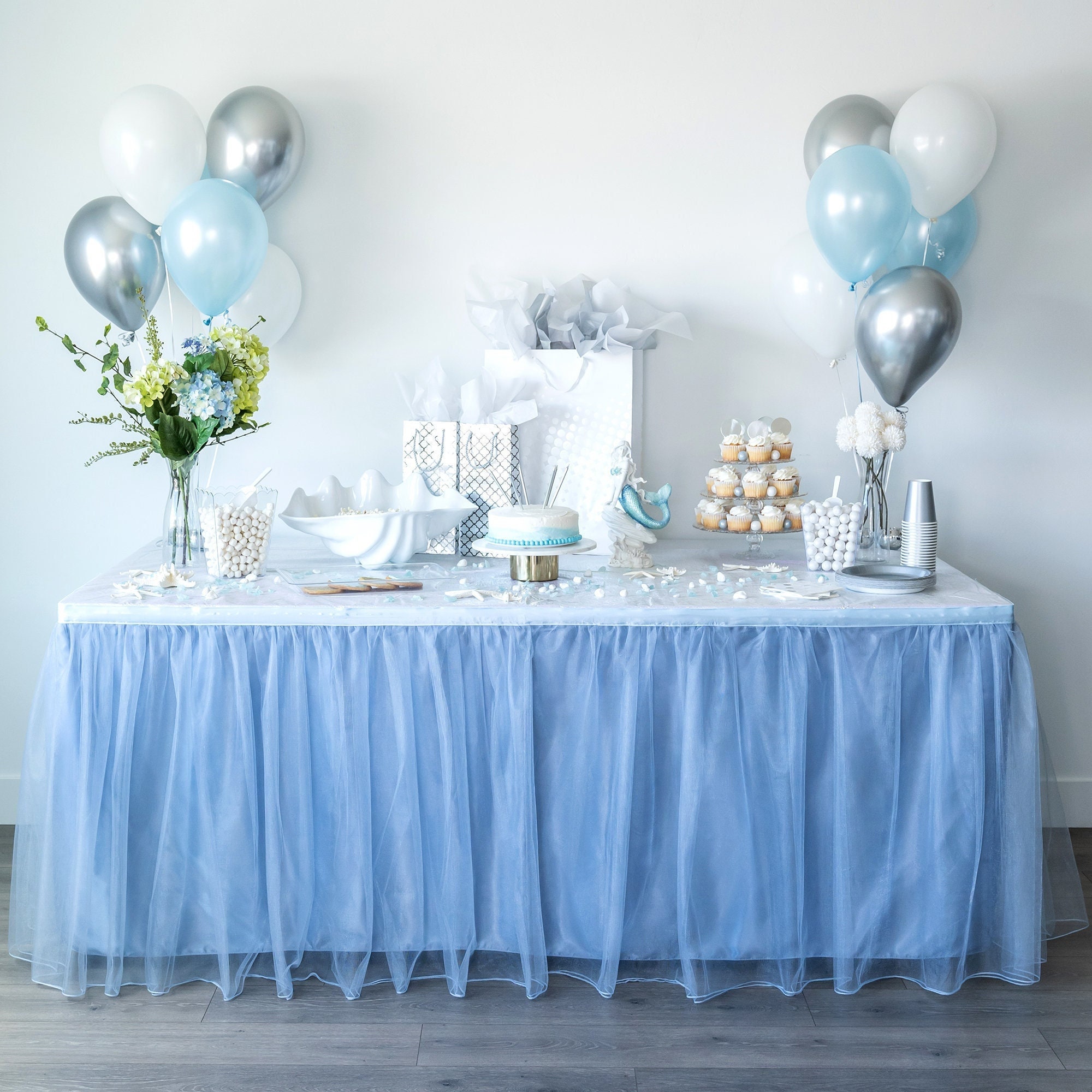 Quinceanera Table Decorations Blue