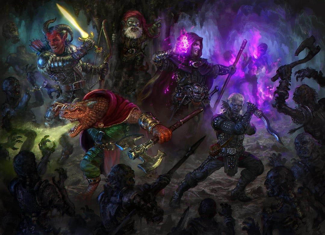 Dnd Party Commission From Professional Fantasy Artist, Custom RPG Group ...
