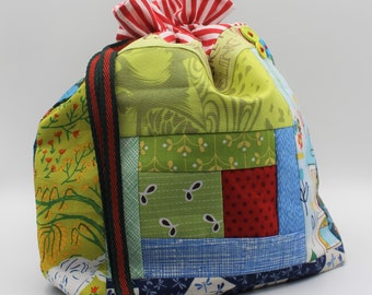 Patchwork Project Bag - Etsy