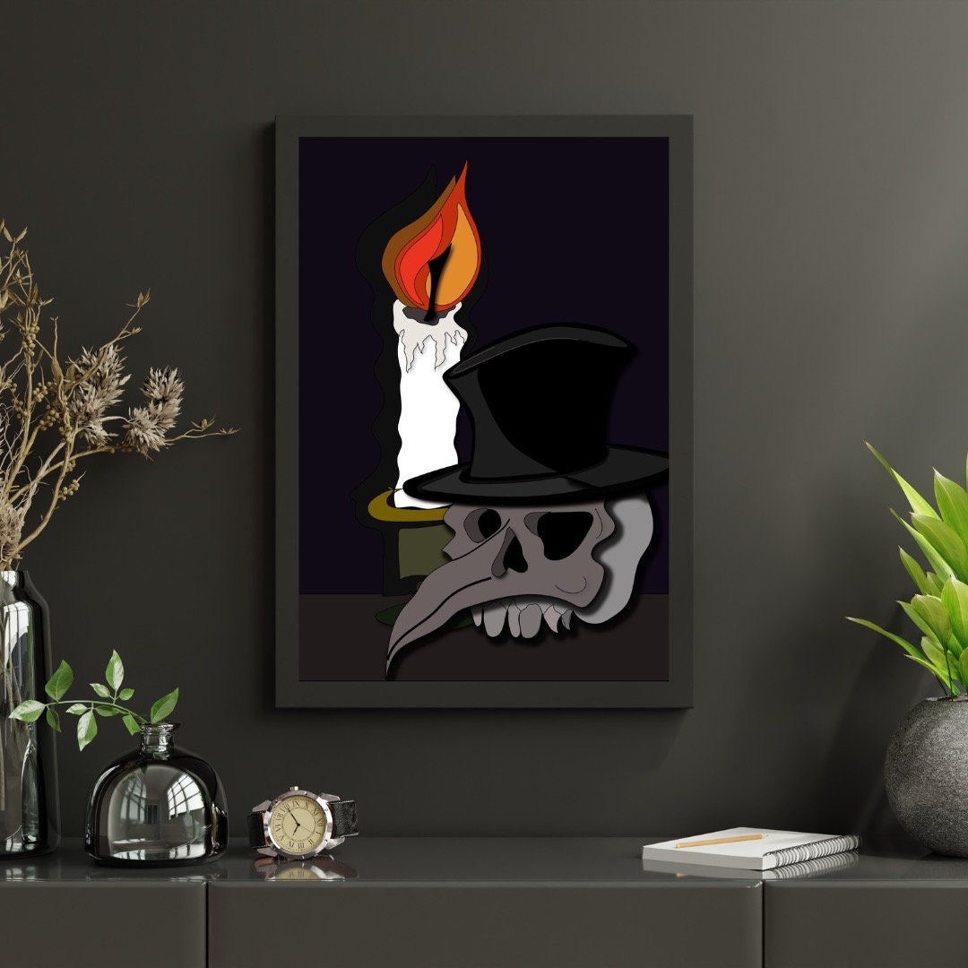 Plague Doctor Skull - Digital Download - Etsy
