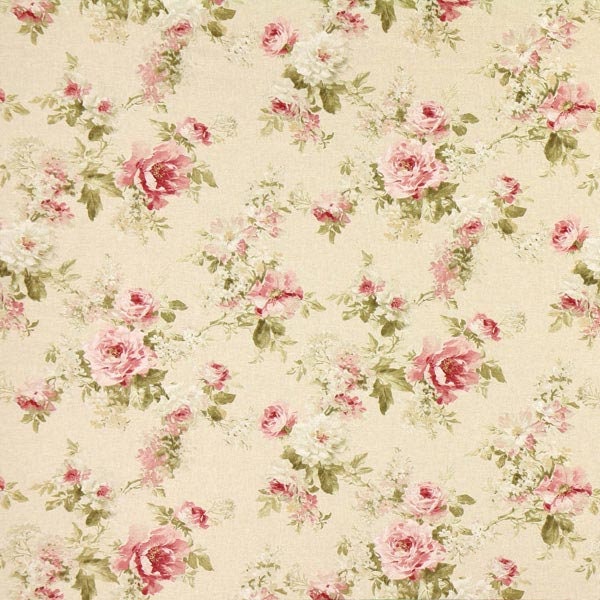 Rose Print Fabric - Etsy