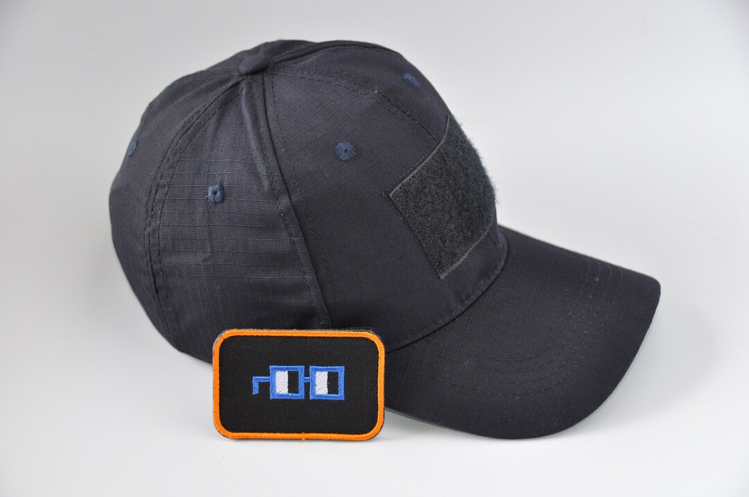 Velcro Hat Glasses Patch 3x2'' Embroidery With Velcro Backing - Etsy