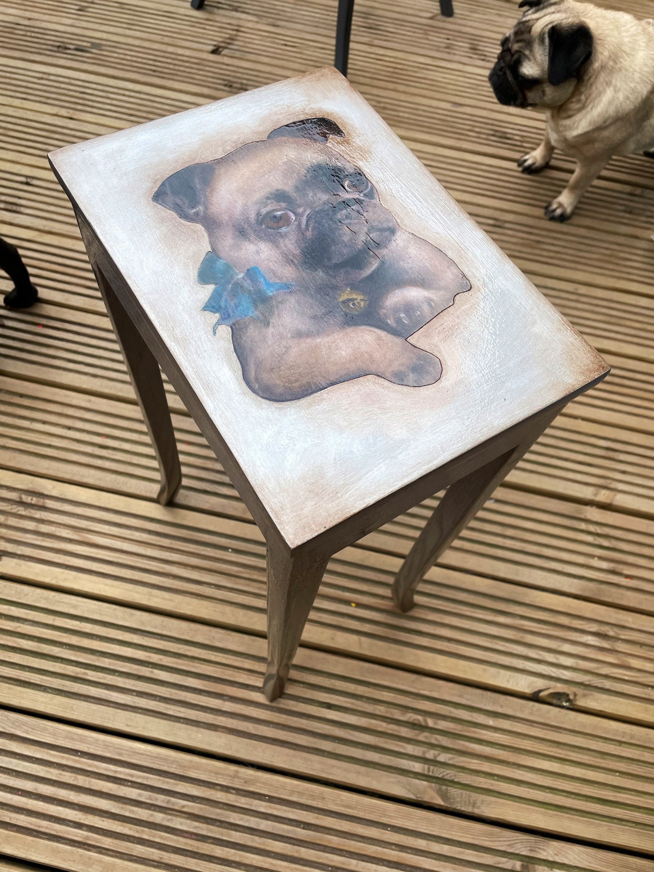 Pug Table - Etsy