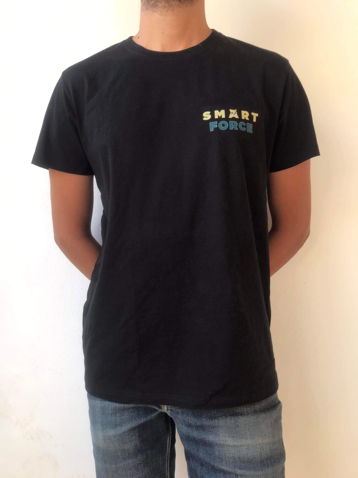 Smart Force T-shirt in Black or White With Unique Artwork, Unisex T ...