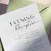 Evening Reception Invitations Elegant Wedding Invite - Etsy UK