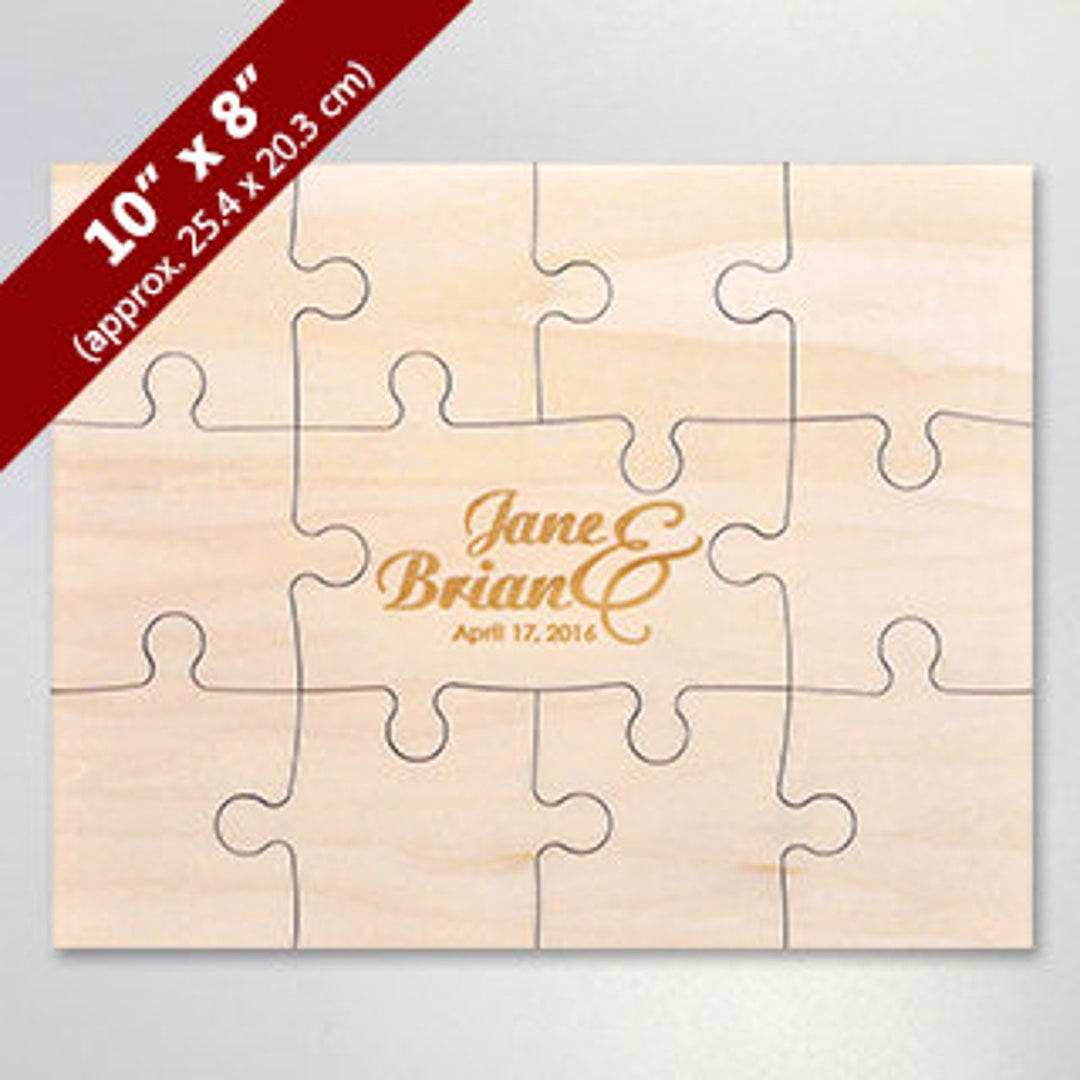 Personalized Laser Engraved Wood Puzzle (8x10 Inch, 11 Pieces) - Etsy