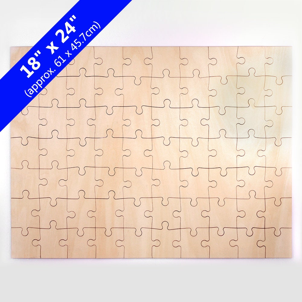 Blank 18x24 Traditional Cut Wooden Puzzle (500 Pieces) - Etsy