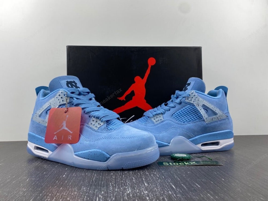 Jordan 4 UNC PE Blue on Sale Code up20t - Etsy