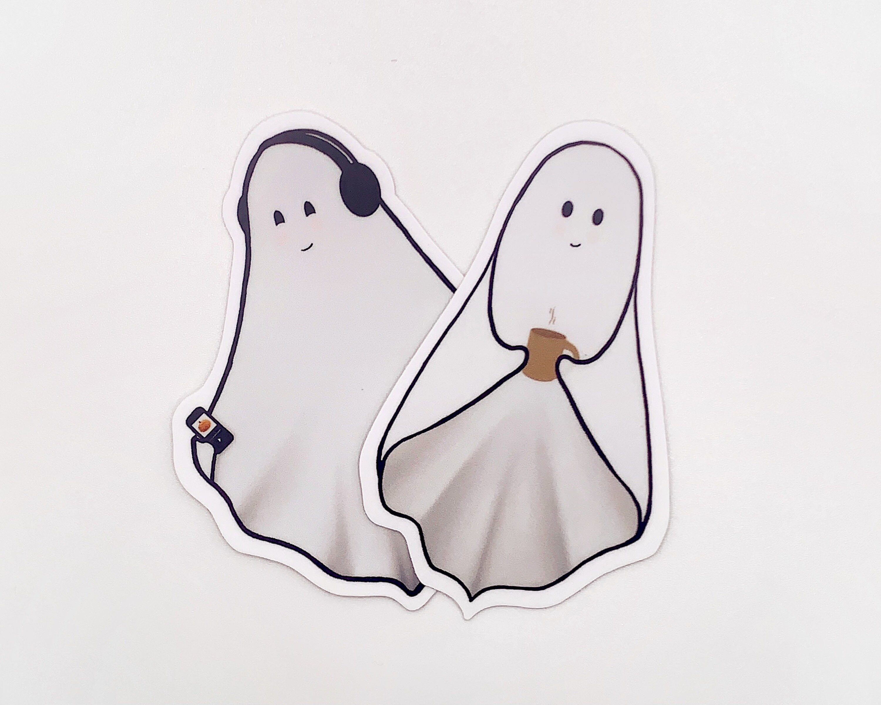 Cute Ghost Stickers - Etsy