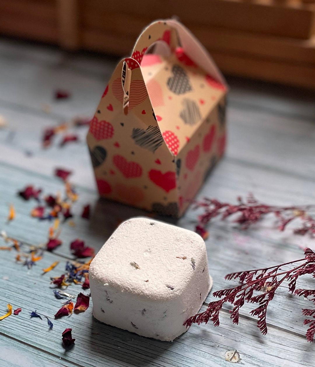 Large Shower Steamer in Heart Box, Gift for Him, Post Work Out, Focus ...