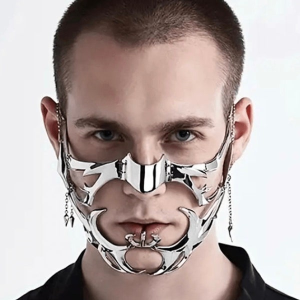Metal Full Face Mask - Etsy