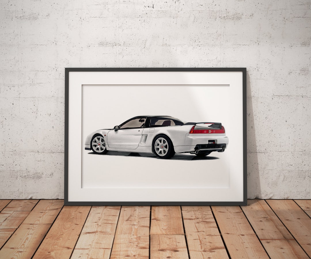 Limited Edition Print of Drawing | Honda NSX-R | JDM | Drawing | Art ...