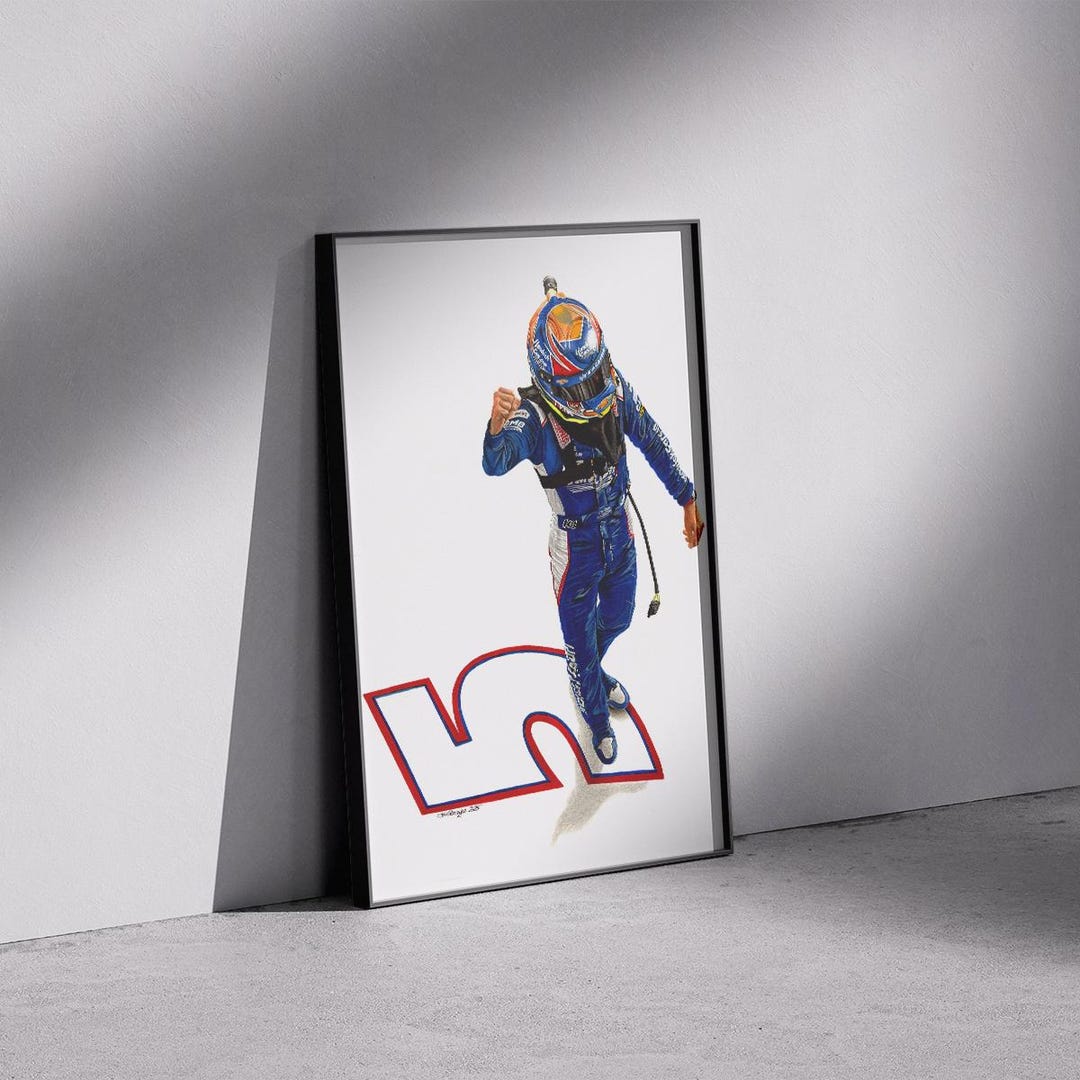 Original Drawing | Kyle Larson | #5 | Nascar Champion 2025 | Hendricks ...