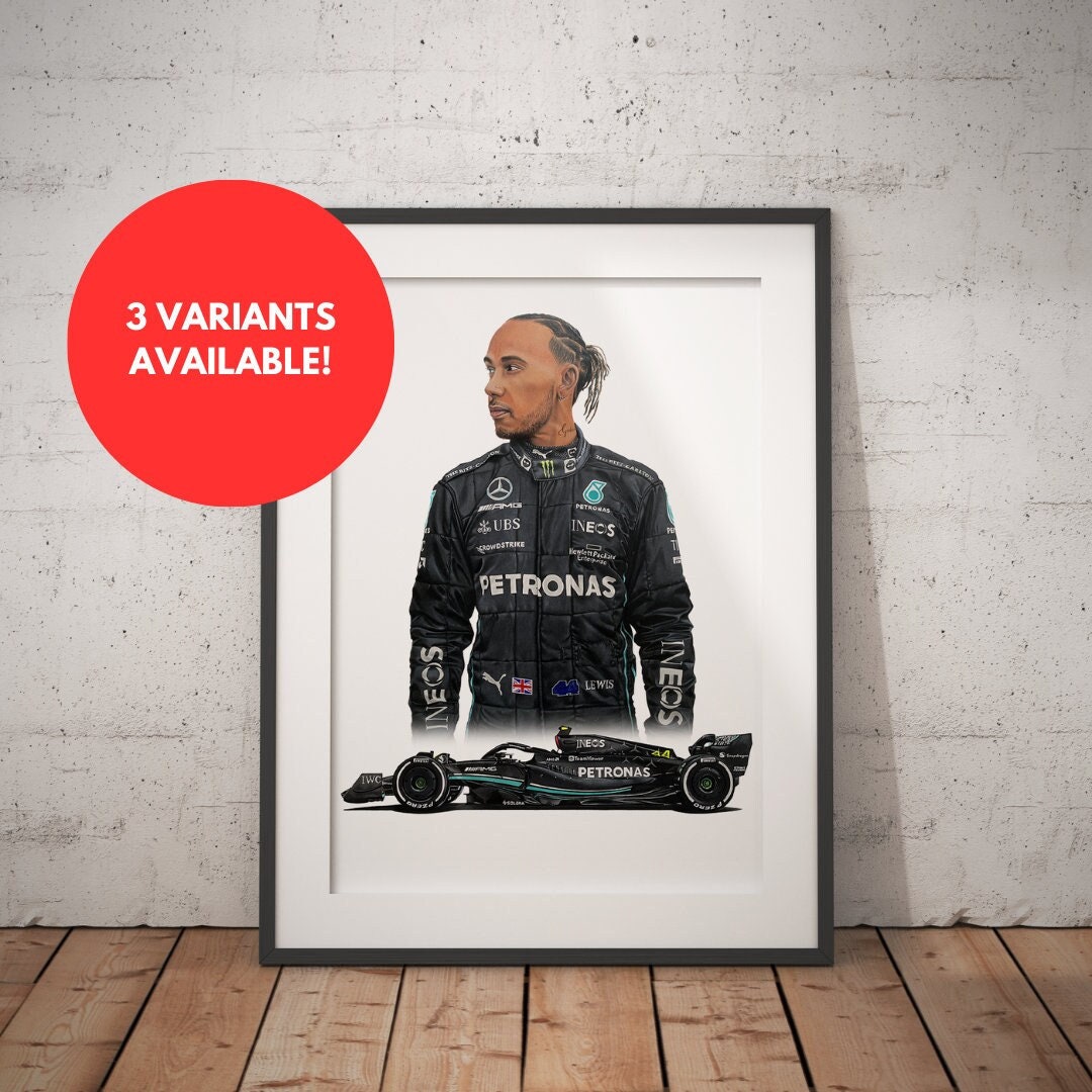 Limited Edition Print of Drawing | Mercedes AMG Petronas Formula 1 Team ...