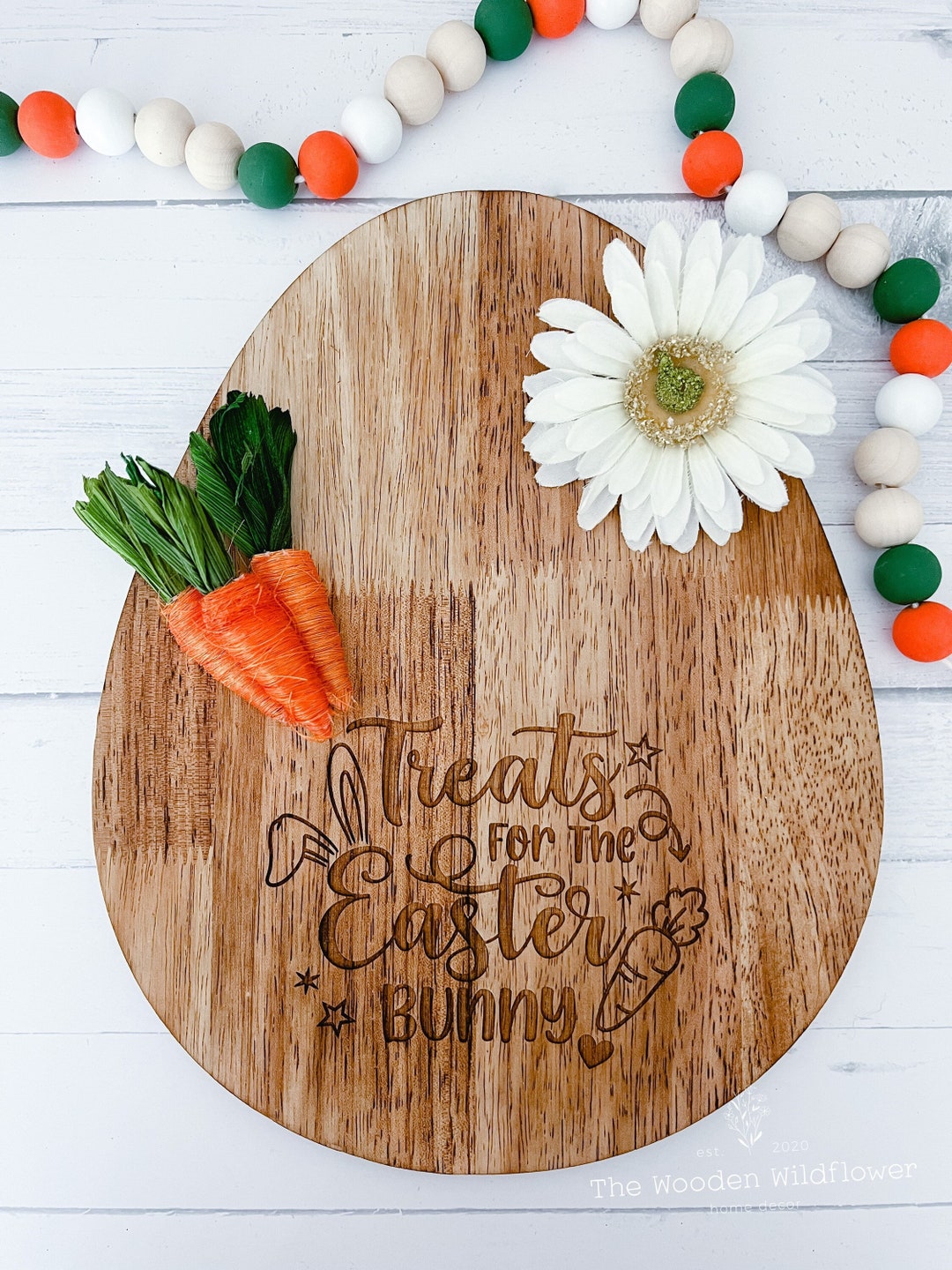 Easter Cutting Board / Bunny Treats Cutting Board / Bunny Charcuterie ...