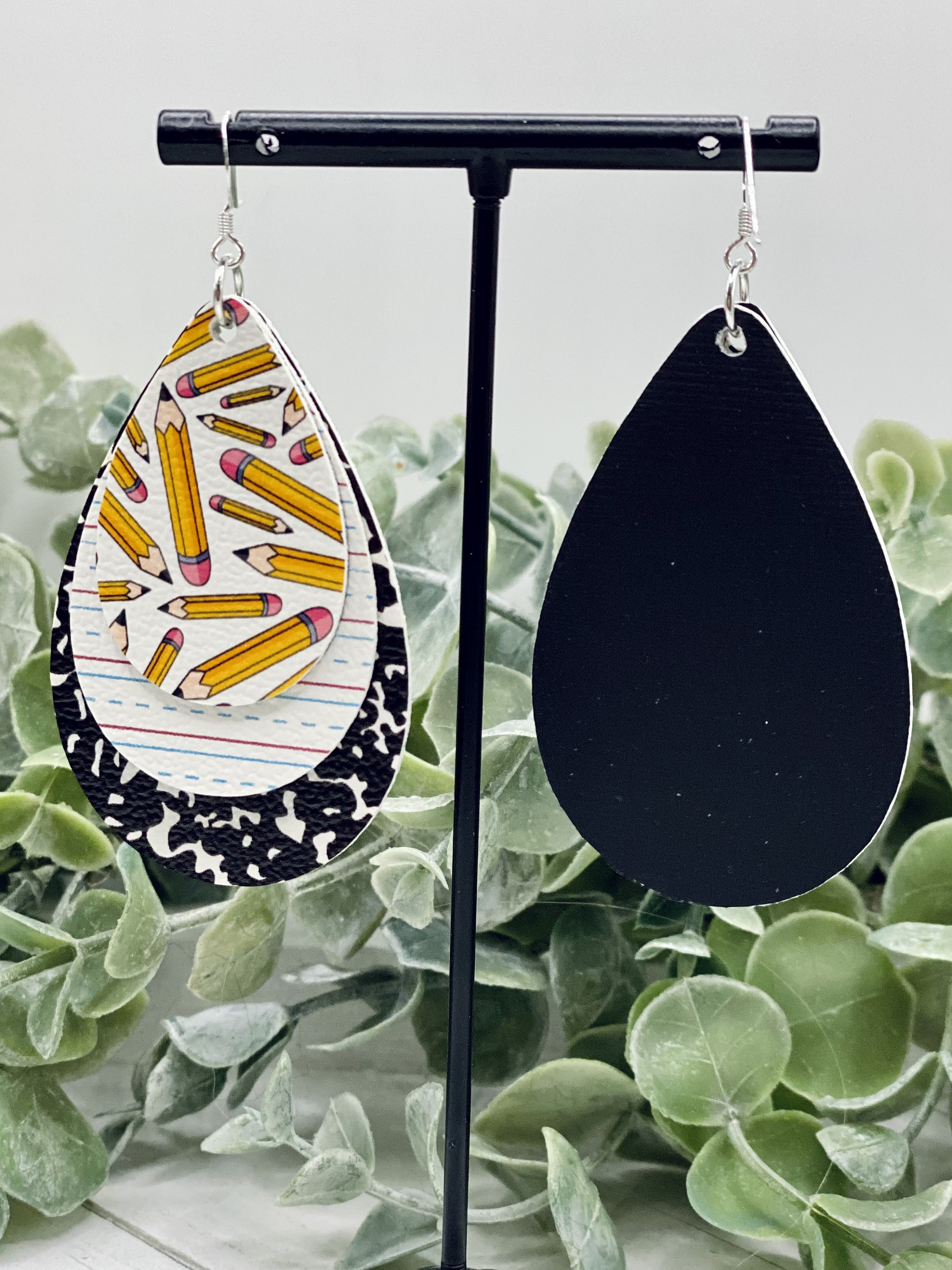 Pencil Earrings School Earrings Teacher Gift Teacher - Etsy