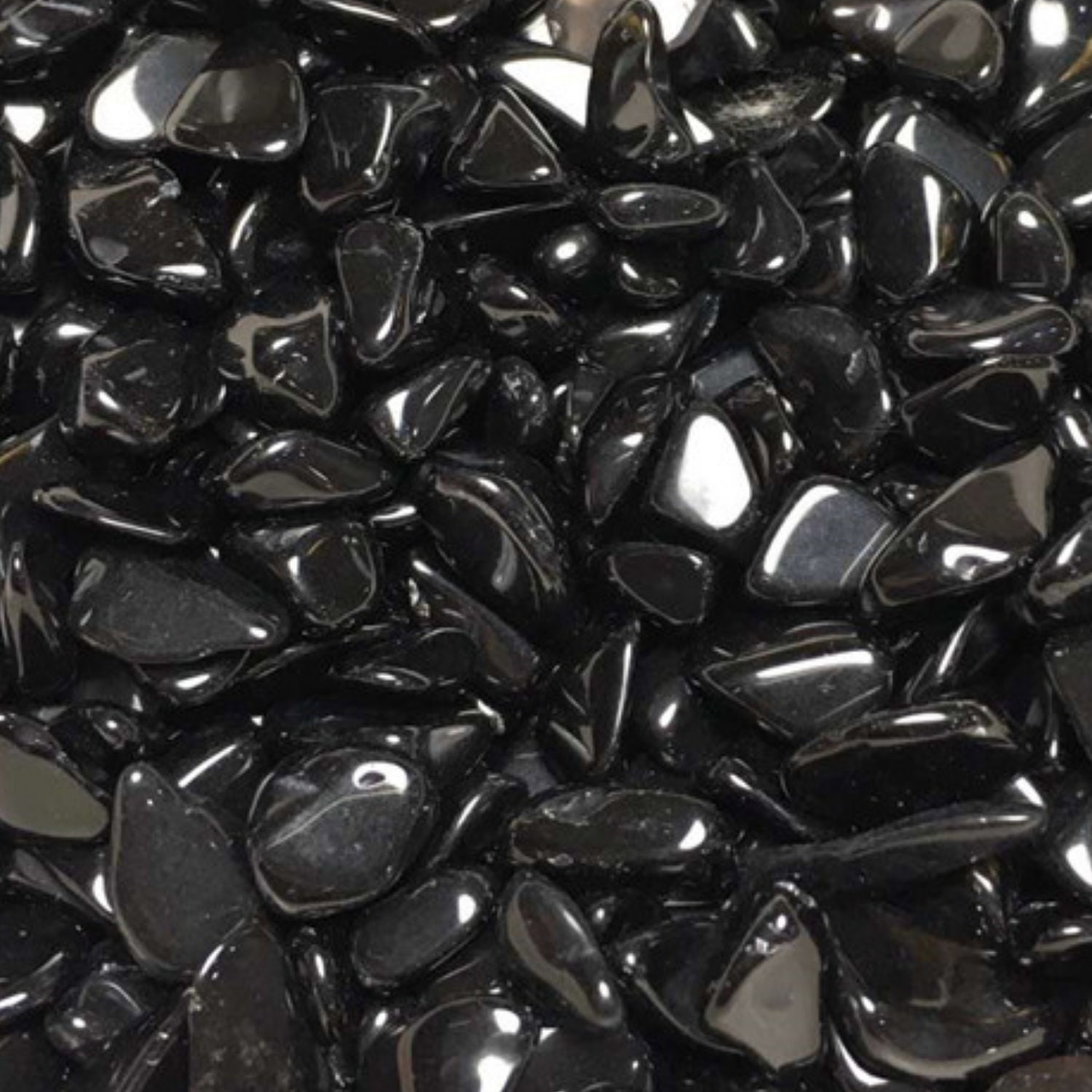 100g of Natural Obsidian Chips Mini Tumbled Obsidian Stones | Etsy