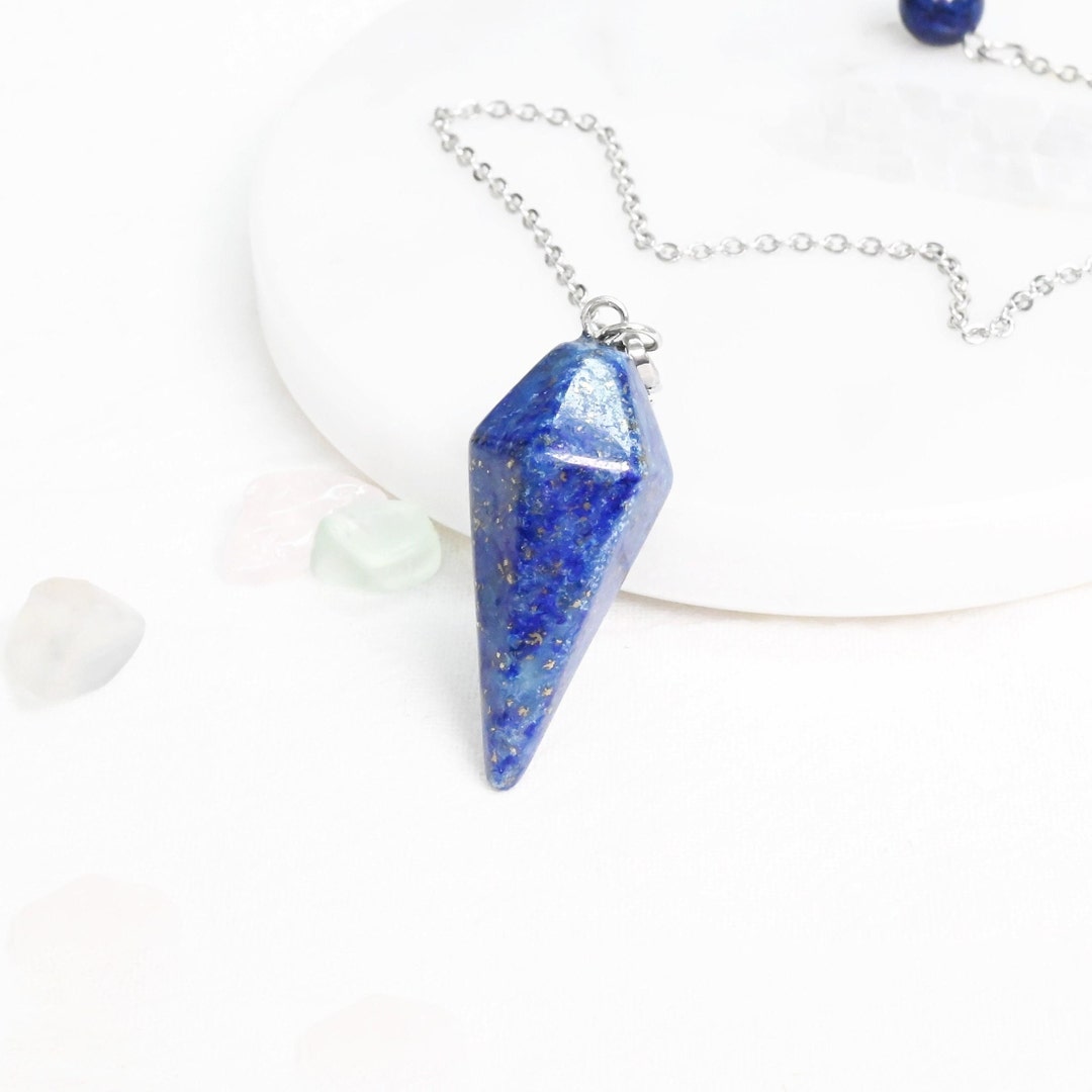 Sodalite Stone Dowser Dowsing Pendulum - Sodalite Dowsing Pendulum ...