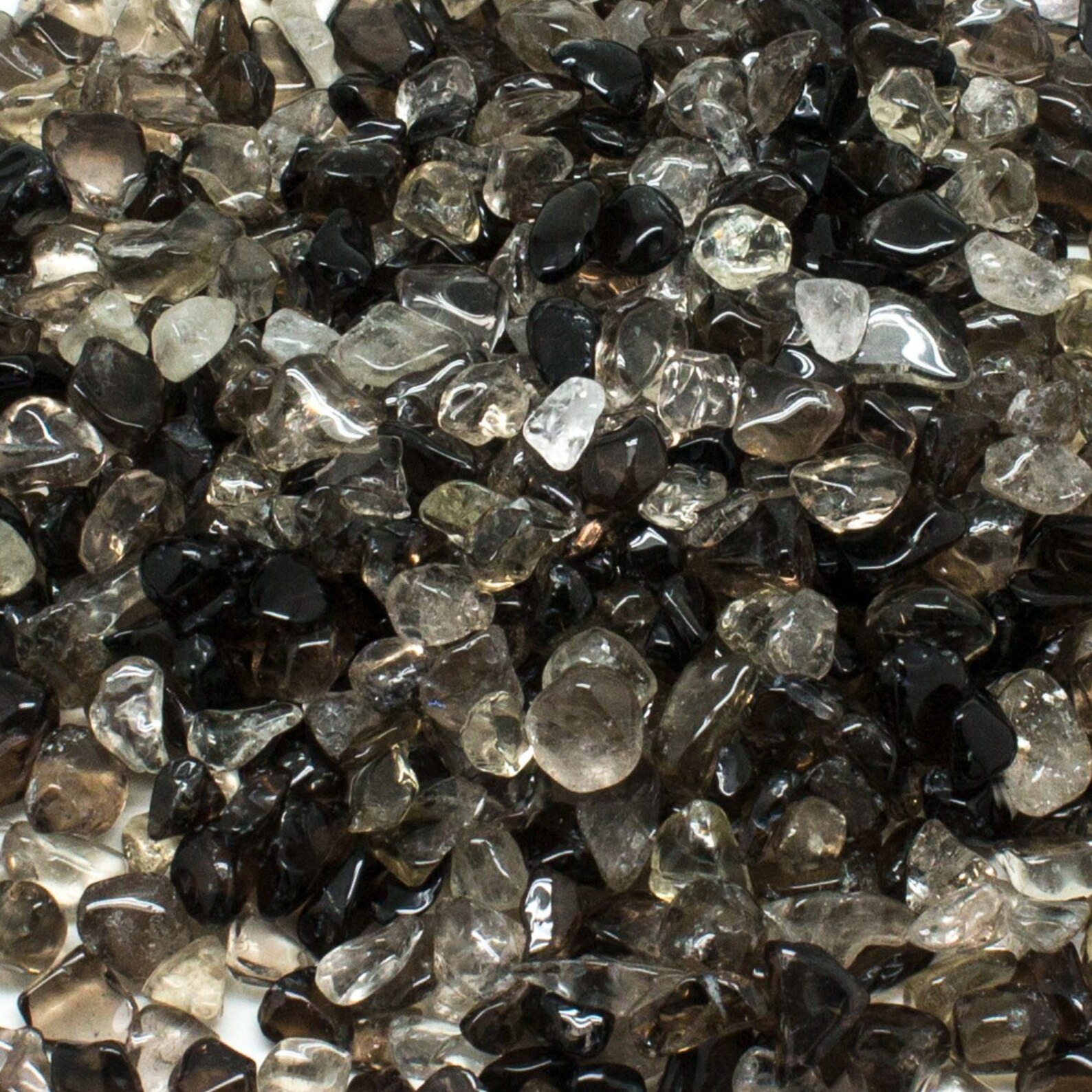 100g of Natural Smoky Quartz Chips - Mini Tumbled Smoky Quartz Stones ...