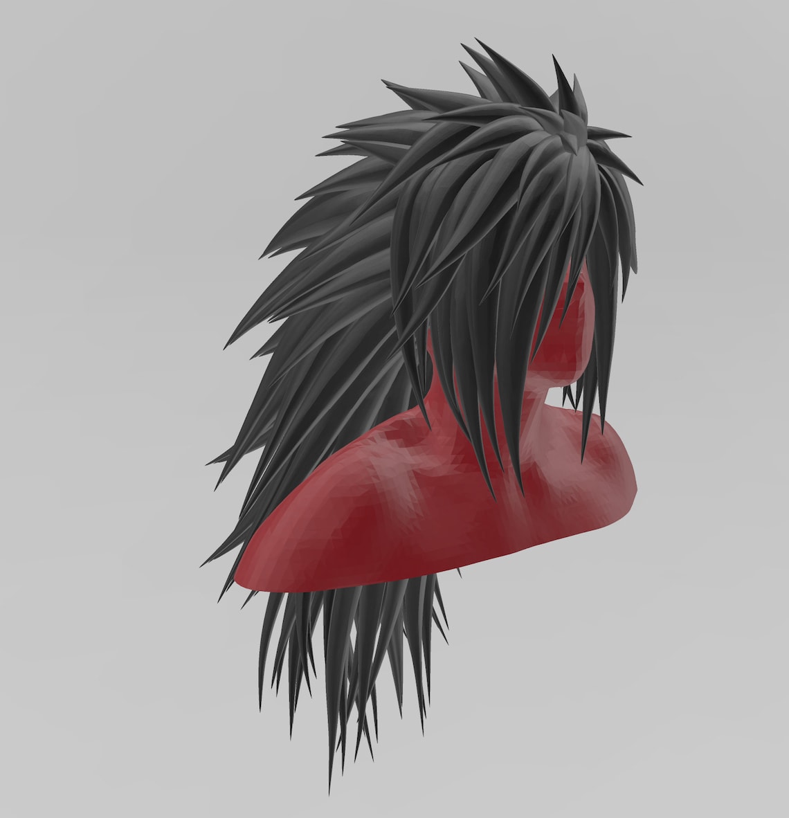Madara Uchiha Hair 3D Model Digital File Naruto Shippuden | Etsy UK