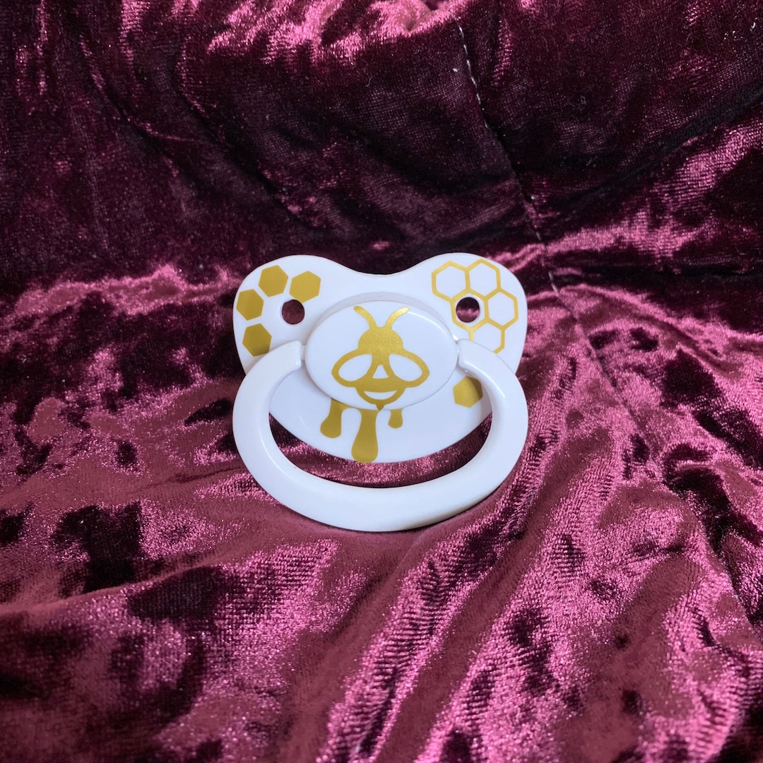 Honey Bee ADULT Pacifier (custom Color) - Etsy