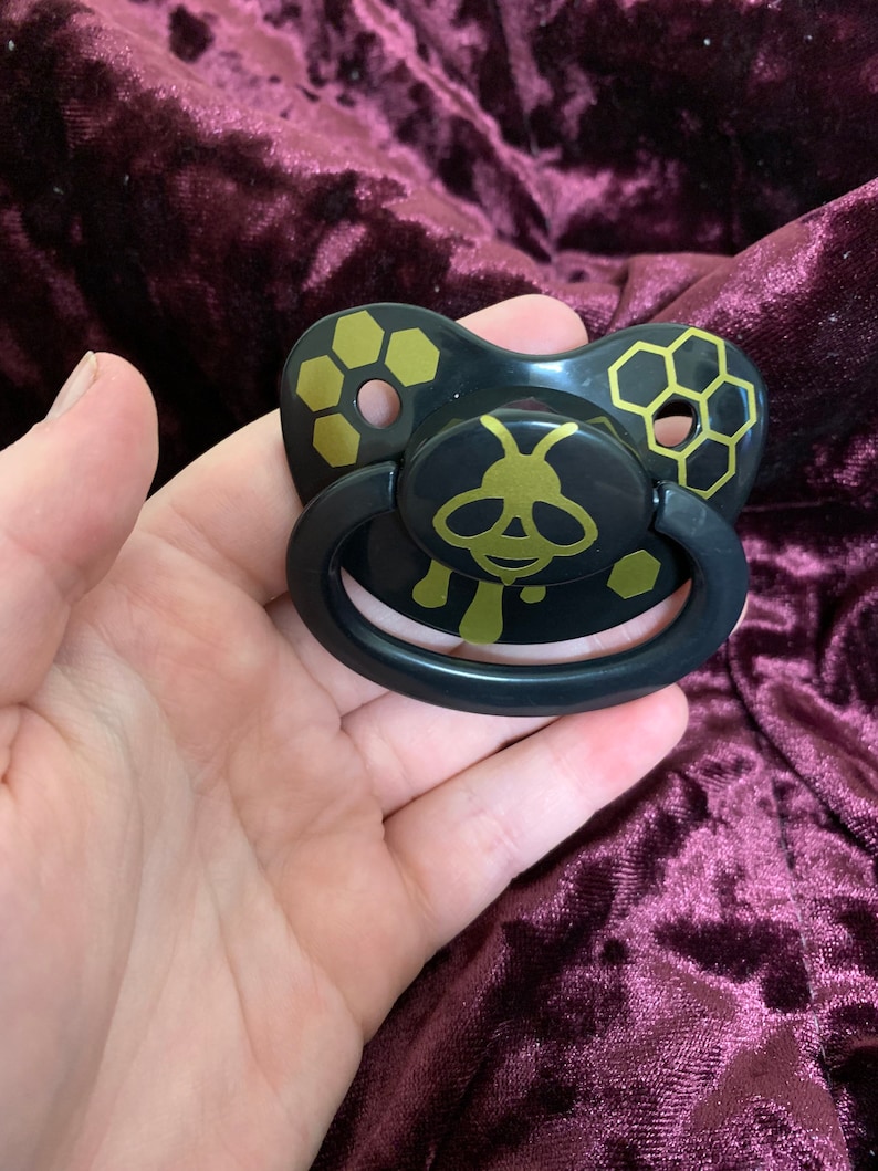 Honey Bee ADULT Pacifier (custom Color) - Etsy