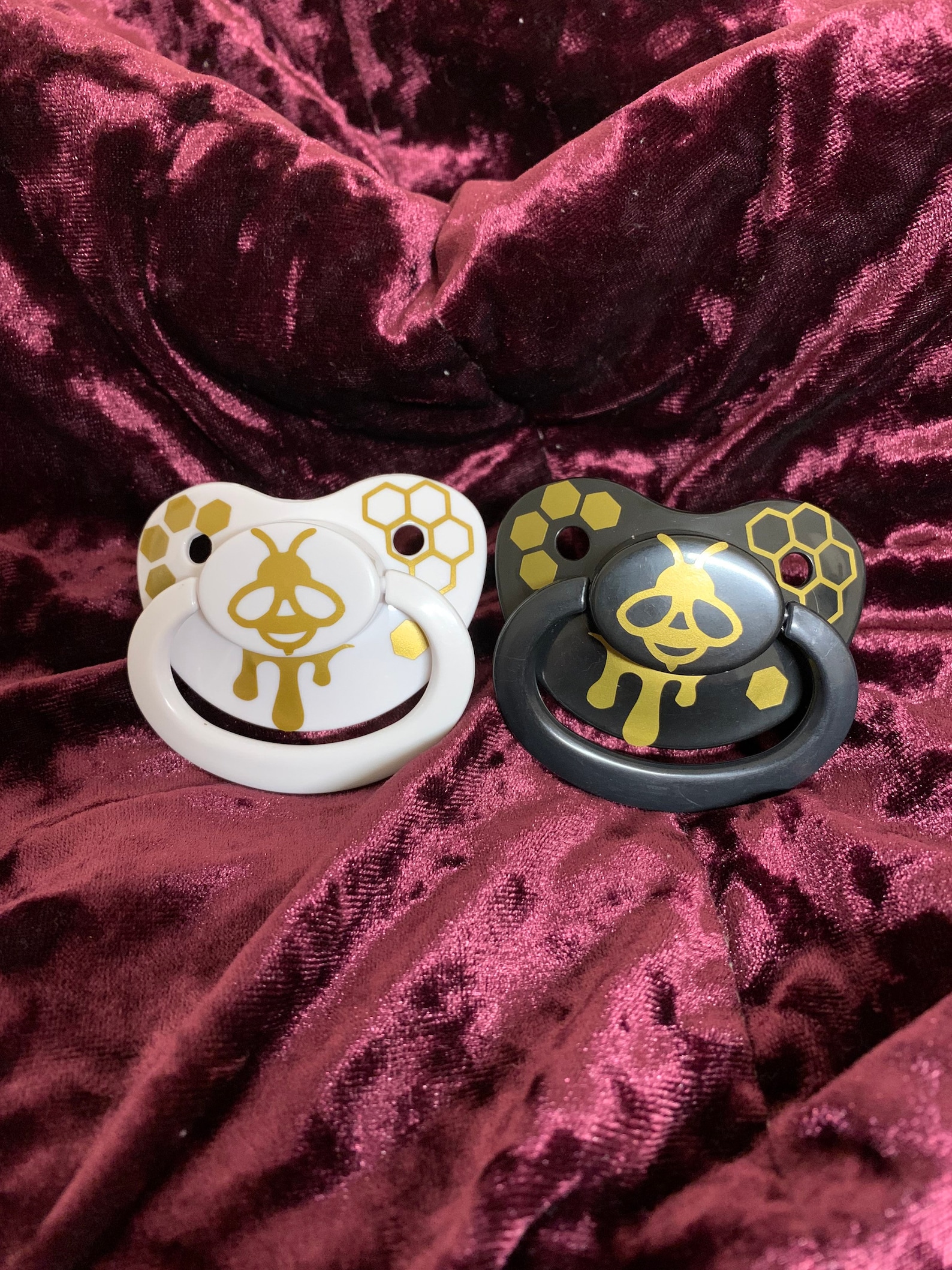 Honey Bee ADULT Pacifier (custom Color) - Etsy