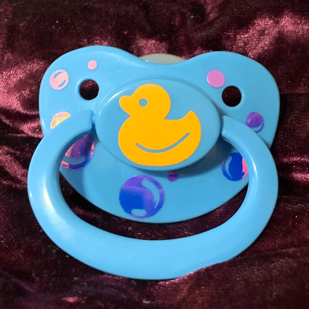 Rubber Ducky ADULT Pacifier (custom Color) - Etsy