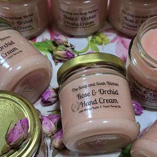 Rose & Orchid Hand Cream - Etsy UK