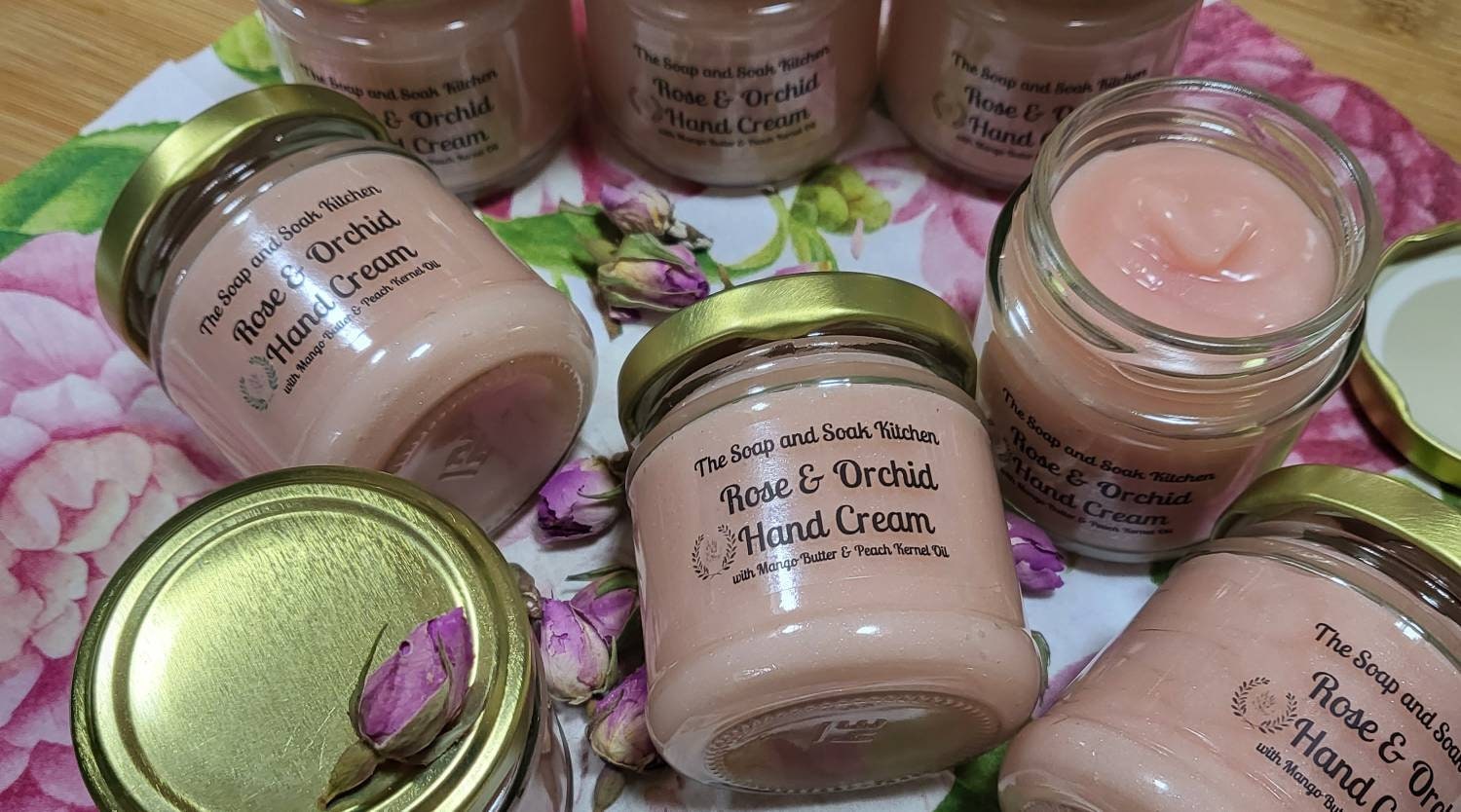 Rose & Orchid Hand Cream - Etsy UK