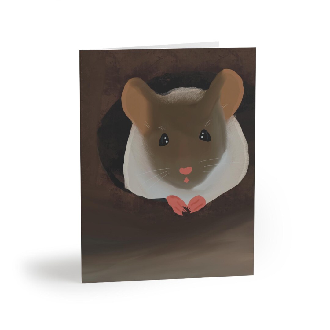 Illustrated Mouse Greeting Cards 8, 16, and 24 Pcs - Etsy