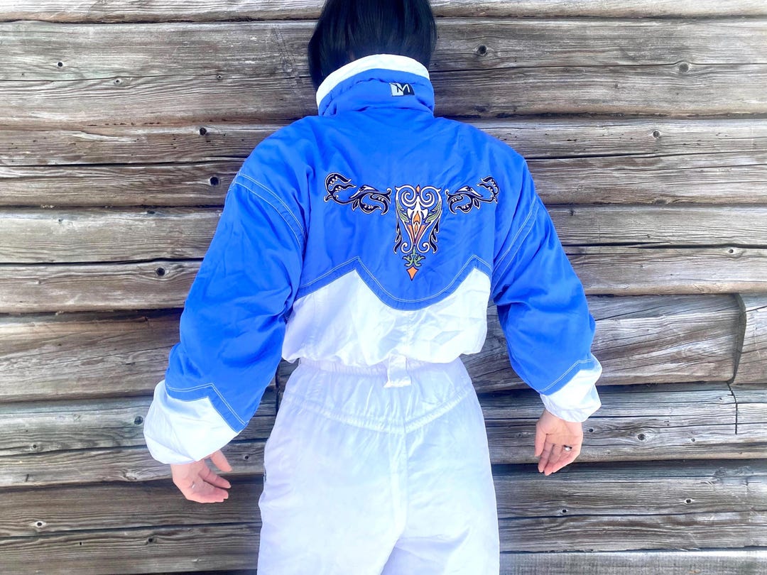 White Ski Suit From MAIER, 80s Retro Ski Suit Snow Suit, Winter ...