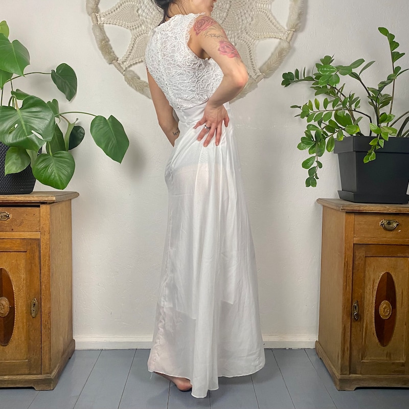 See Through White Dress - Etsy