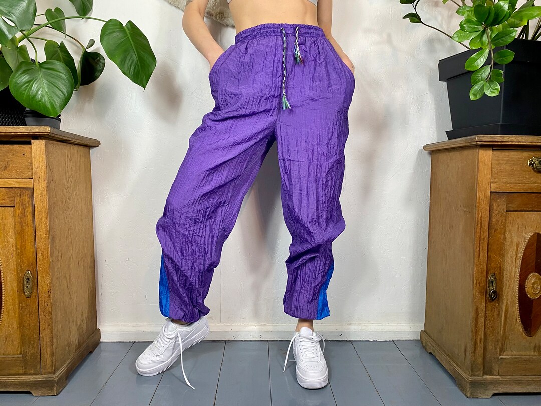 Purple Track Pants Street Style Tracksuit Juicy Purple Blue, Vintage ...