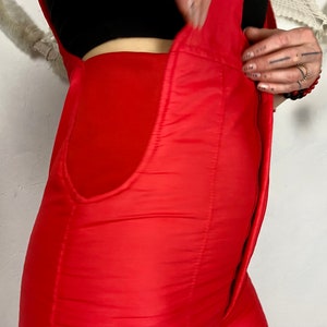 Vintage Red Ski Pants, Salopettes Winter Wear Junior 164, Xs - Etsy