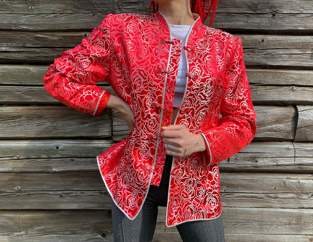Vintage Oriental Blazer From LING Design, Chinese Traditional Jacket ...