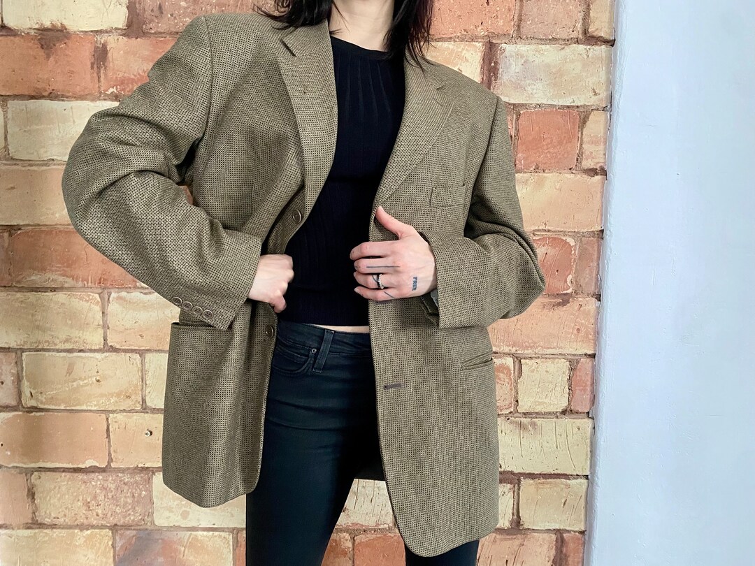 Men’s Vintage Blazer From CONTE Di ROMA, Wool Very Soft Man Jacket ...
