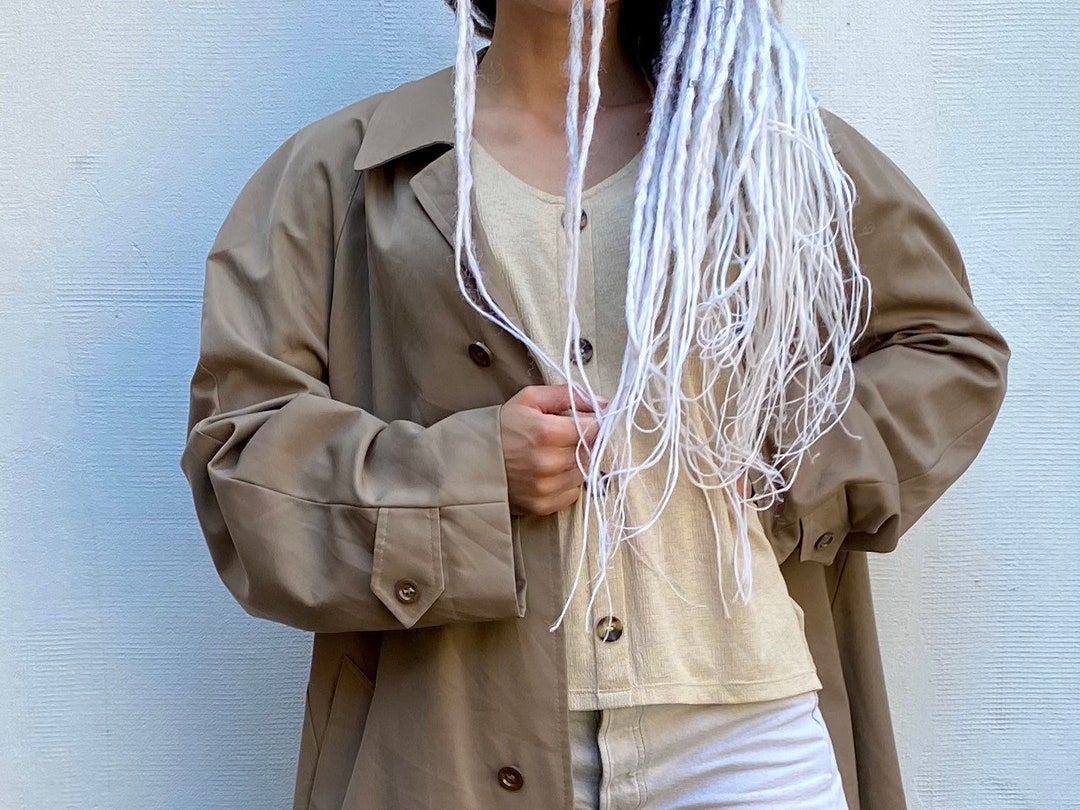 Classic Trench Coat, Made in GDR, 80s, Beige Trench, Long Spring Coat ...