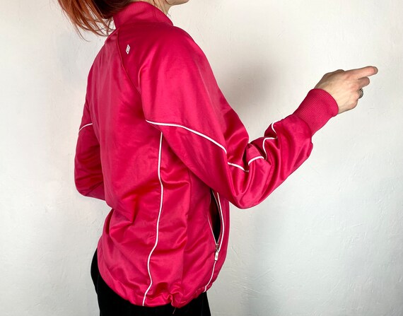 Pink Jacket UMBRO soccer vintage sport jacket, fuchsi… - Gem