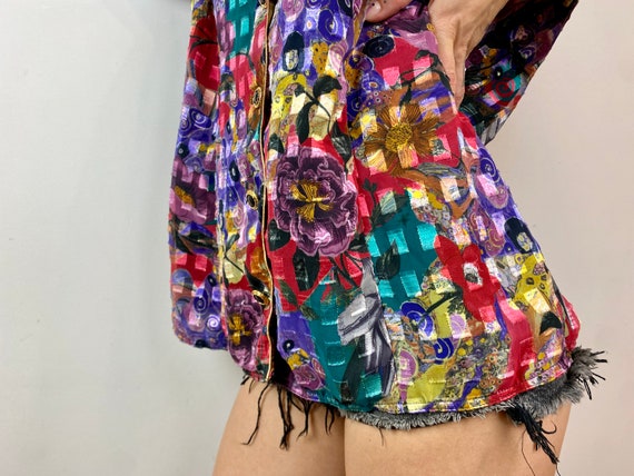 Funky vintage blazer from HERMANN LANGE , colourful … - Gem