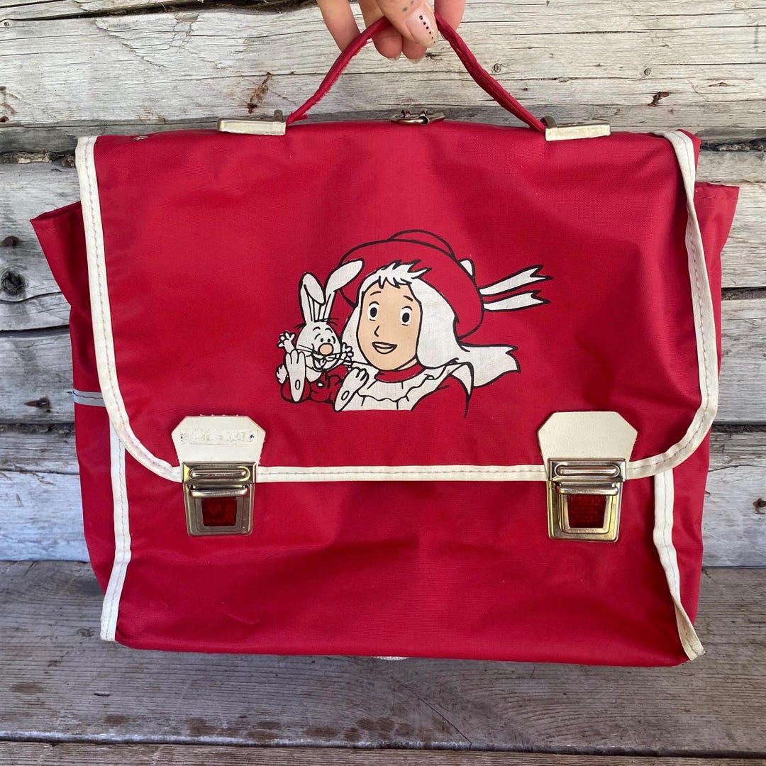 Retro Kids Backpack, Vintage Bag, School Kindergarten Satchel, Light ...