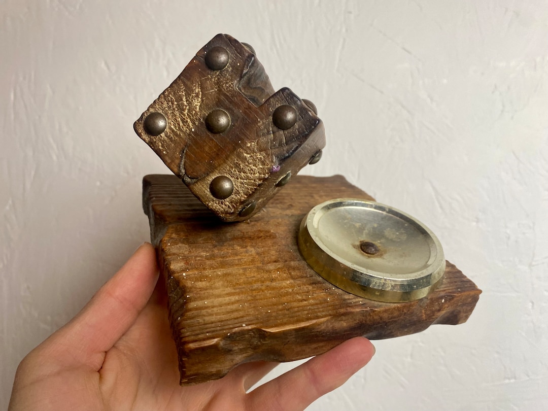 Vintage Wooden Ink Tray, Wood Rubic Cube, Antique Writing Pen Holder ...