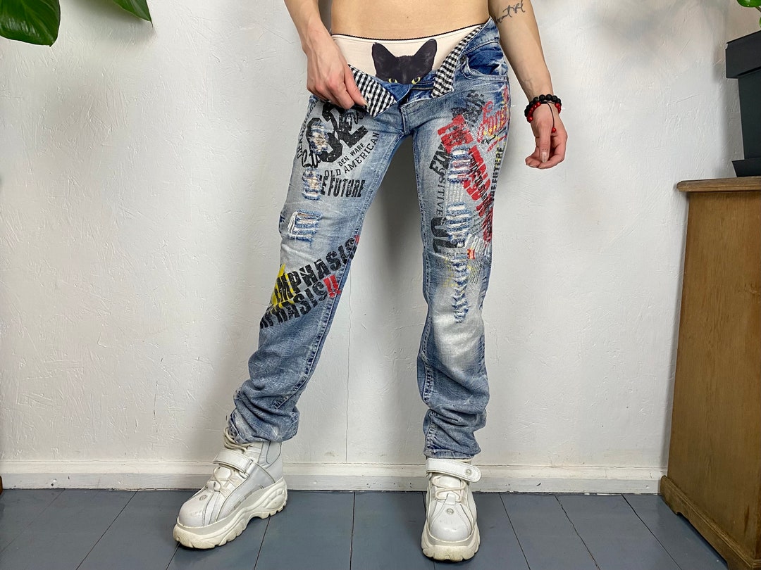 Distressed Sexy Jeans Millennial Baby From Fishbone, Sexy Low Rise ...