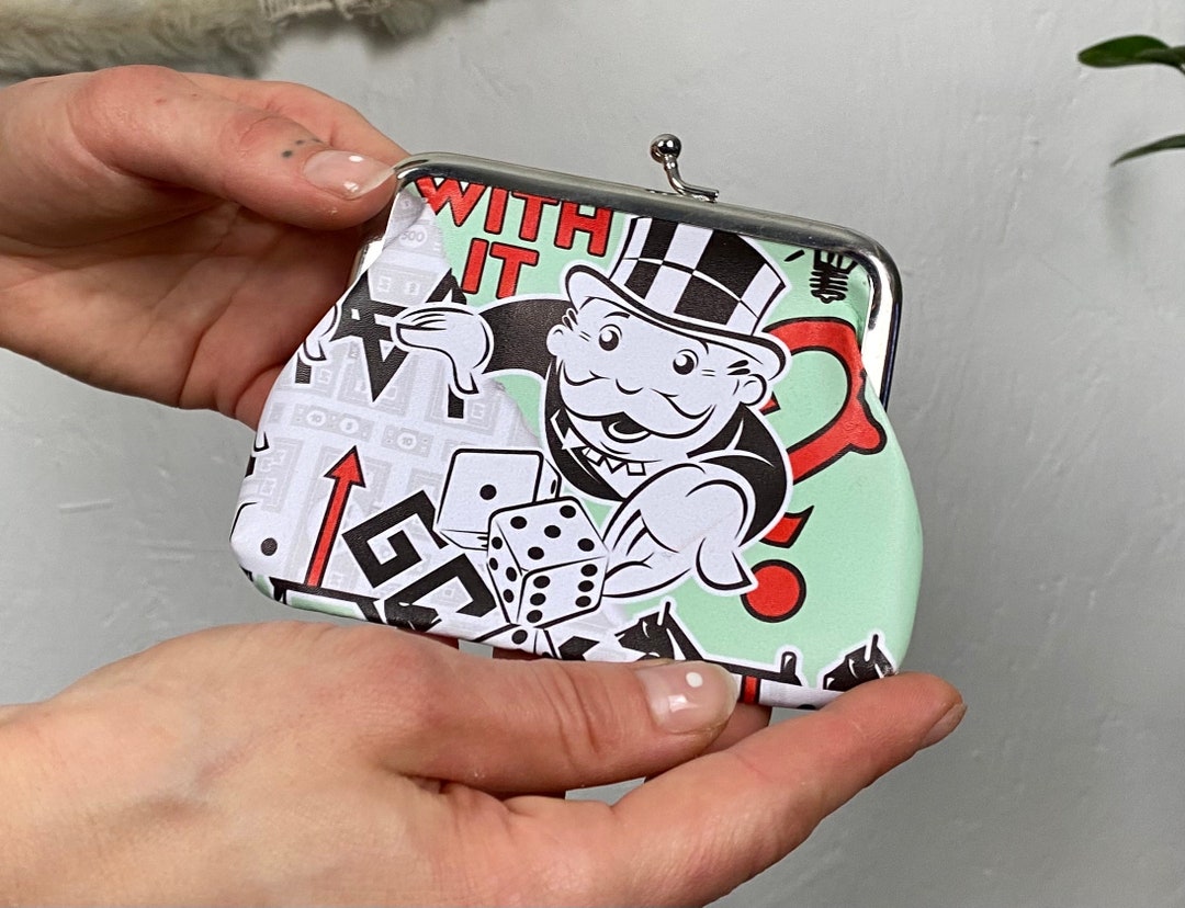 Monopoly Coin Bag, Monopoly Game Wallet - Etsy