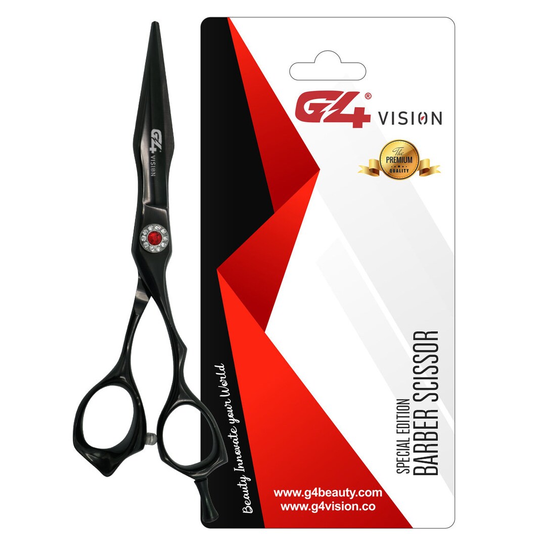 Barber Hair Cutting Scissors 6.5-inch Razor Edge Hair Cutting Shears ...