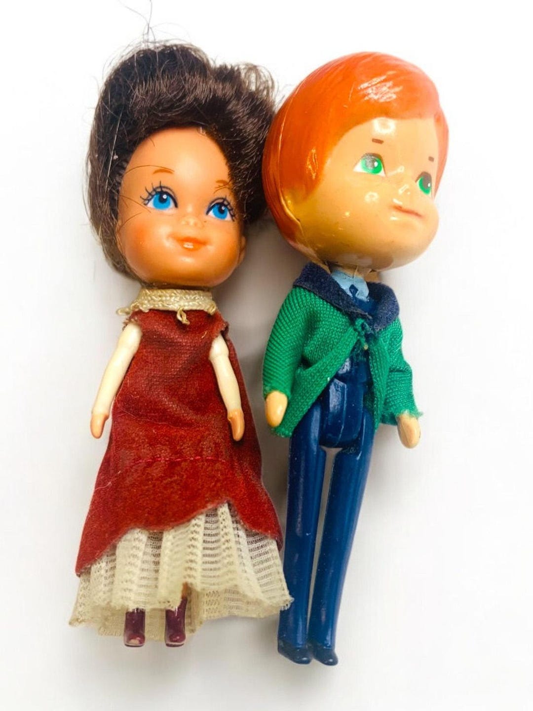 1980 the Littles Mr and Mrs Little Articulated Dolls 3 Inch - Etsy