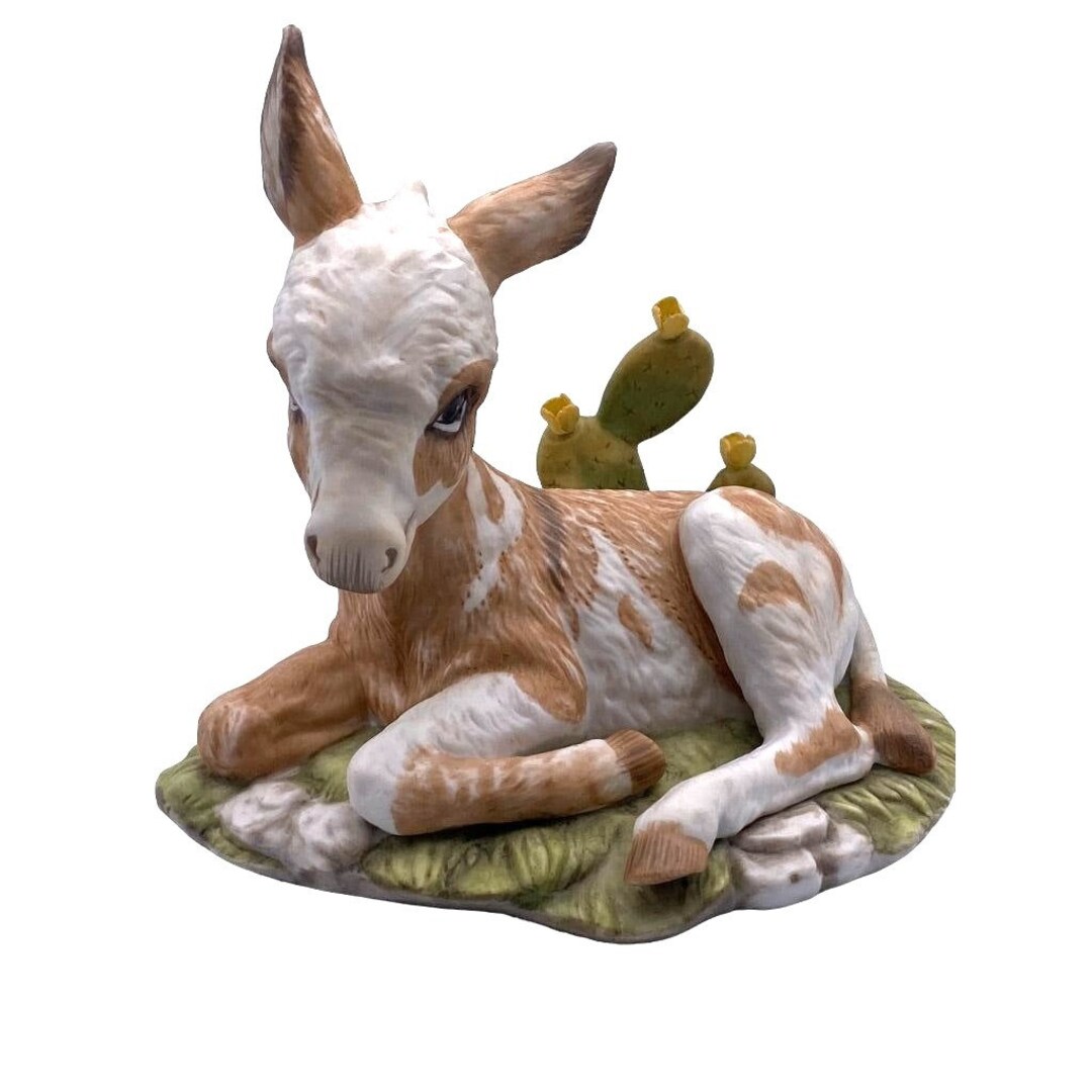 Vintage Masterpiece Ceramic Baby Donkey Figurine Homco 5.5 Porcelain - Etsy