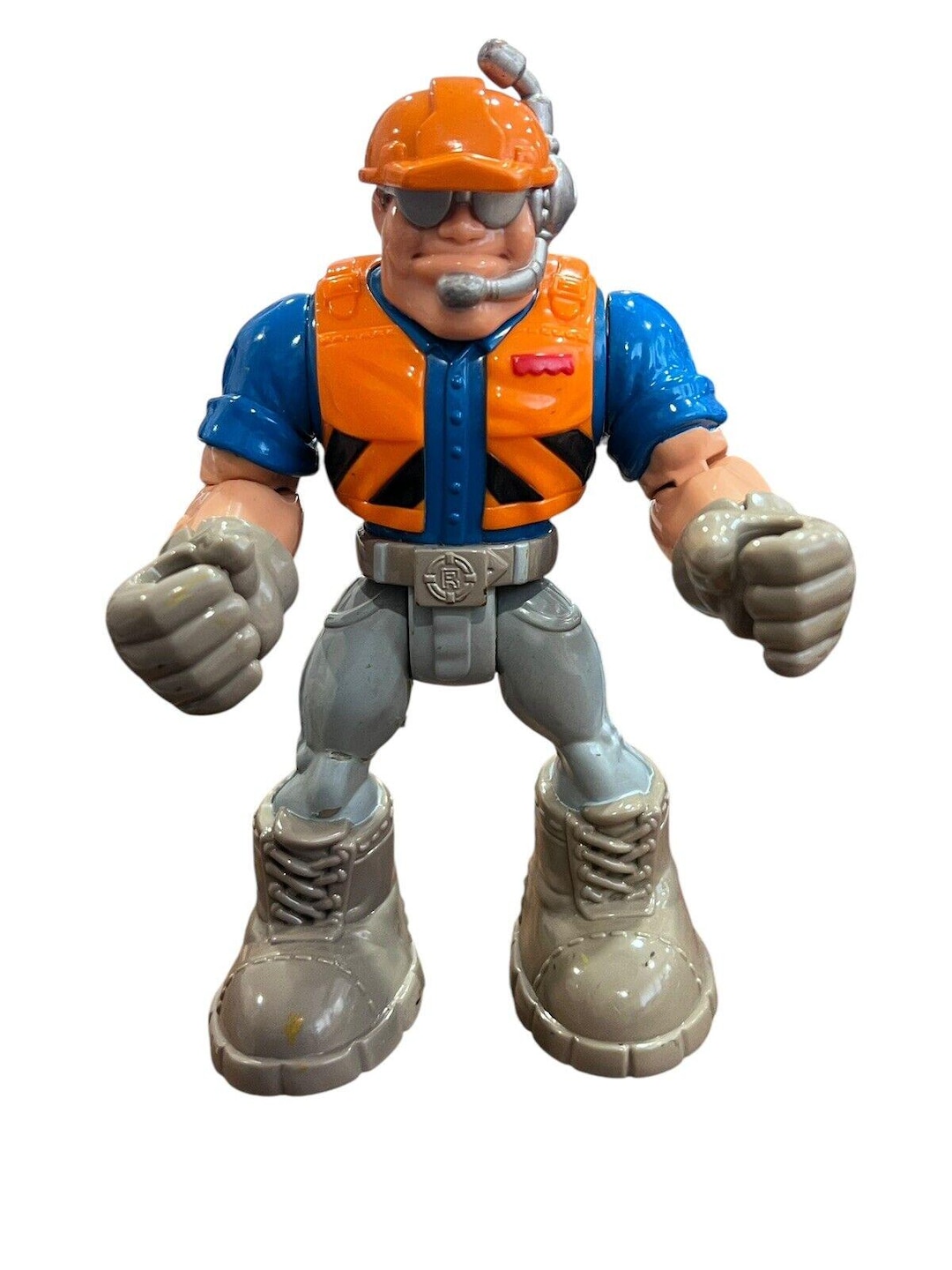 Rescue Heroes 1998 Vintage Rip Rockefeller Construction Worker Figure ...