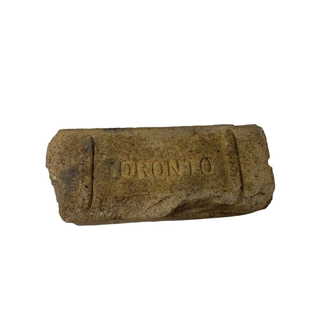 Antique Fire Brick Salvage "toronto" Circa 1900 8.5" X 3.75" X 2.75" - Etsy